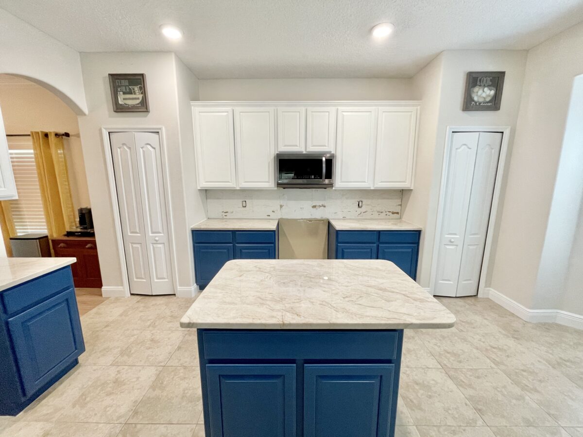 How to Paint Two-Tone Kitchen Cabinets?